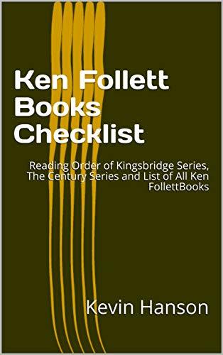 Ken Follett Books Checklist: Reading Order of Kingsbridge Series, The ...