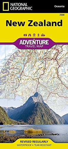 New Zealand Map by National Geographic Maps | Goodreads