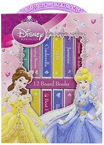 Disney Princess - My First Library Board Book Block 12-Book Set - PI ...
