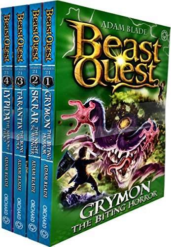 Adam Blade Beast Quest Series 21 Collection 4 Books Set Pack by Adam ...