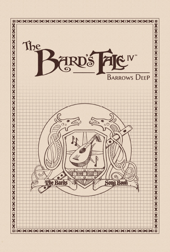 The Bard's Song Book (The Bard's Tale IV: Barrows Deep) by Ged Grimes ...