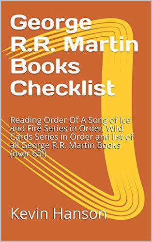 George R.R. Martin Books Checklist: Reading Order Of A Song of Ice and ...