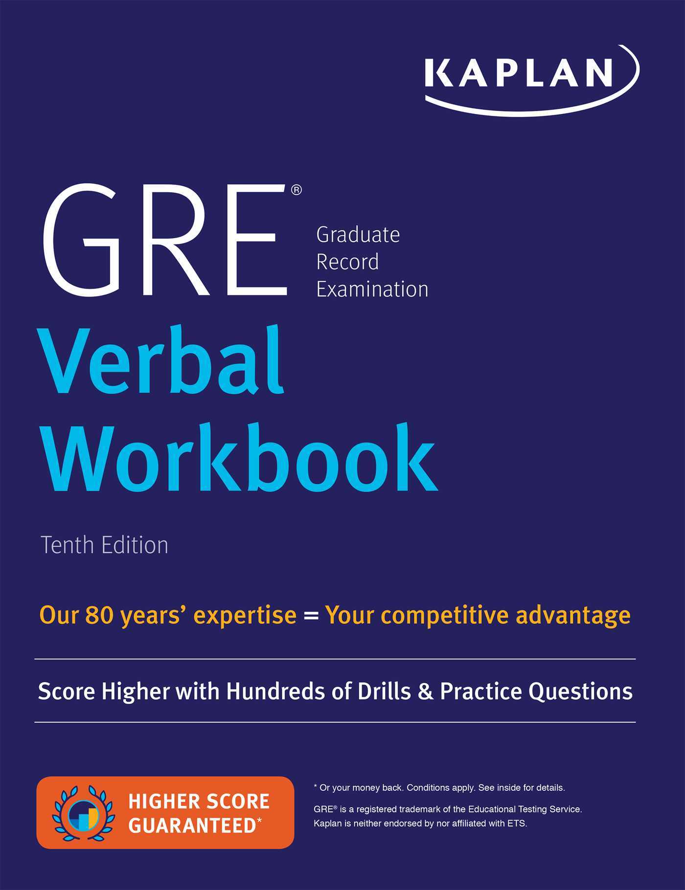 GRE Verbal Workbook: Score Higher with Hundreds of Drills & Practice ...