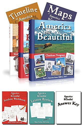 America the Beautiful Curriculum, Student Workbook, and Lesson Review ...