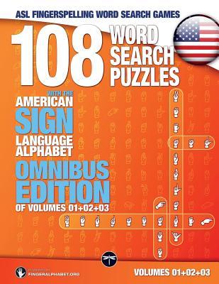 ASL Fingerspelling Word Search Games - 108 Word Search Puzzles with the ...