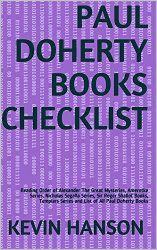 Paul Doherty Books Checklist: Reading Order of Alexander The Great ...
