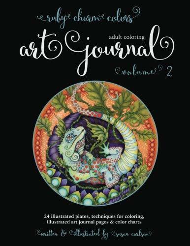 Ruby Charm Colors Adult Coloring Art Journal Volume 2 by Susan Carlson ...