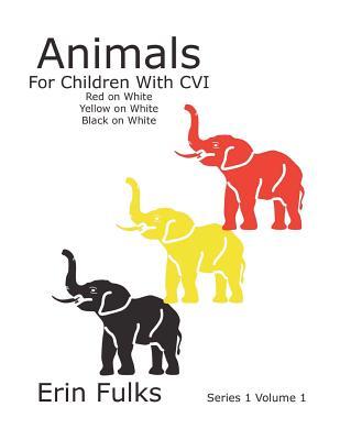 Animals For Children With CVI: Red on White Yellow on White Black on ...