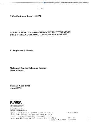 Correlation of Ah-1g Airframe Flight Vibration Data with a Coupled ...