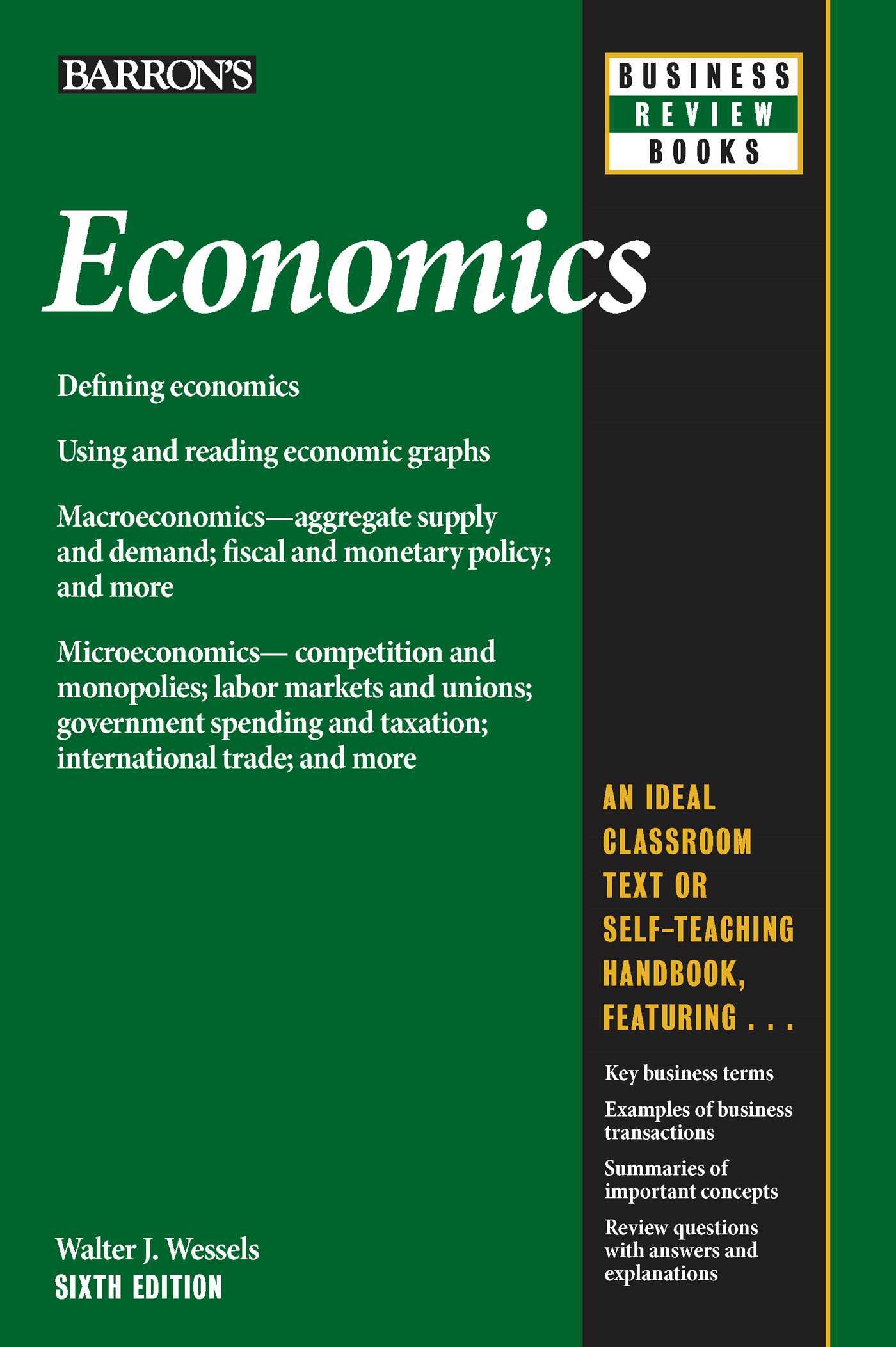 Economics, 6th edition by Walter J. Wessels | Goodreads