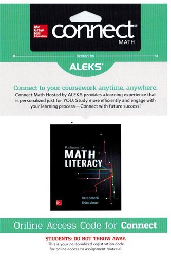 connect math code for pathways to math literacy(sobecki) by Aleks ...
