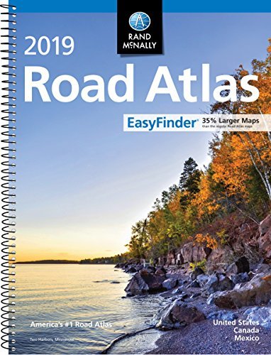 Rand Mcnally 2019 Road Atlas Easy Finder United States, Canada, Mexico ...