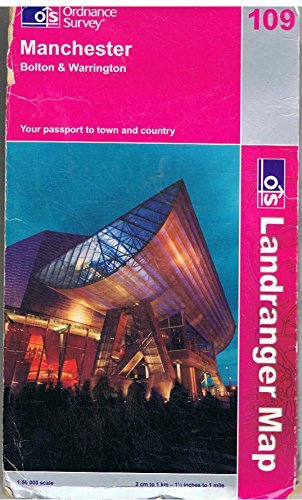 MANCHESTER ET REGION 1/50 000 (Landranger Maps) by Ordnance Survey ...