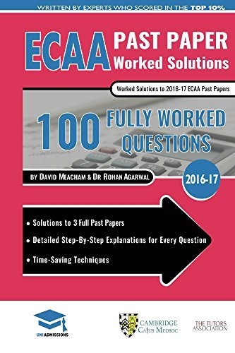 ECAA Past Paper Worked Solutions: Detailed Step-By-Step Explanations ...