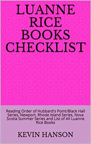 Luanne Rice Books Checklist: Reading Order of Hubbard's Point/Black ...