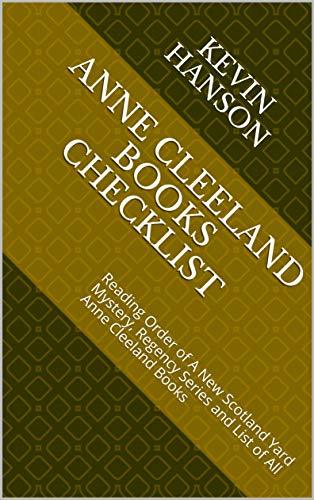 Anne Cleeland Books Checklist: Reading Order of A New Scotland Yard ...