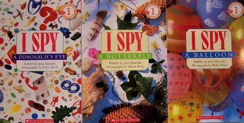 I Spy Readers 3 Book Set: I Spy a Dinosaur's Eye / I Spy a Balloon / I ...