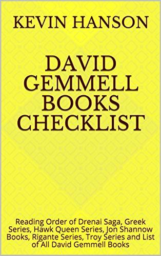David Gemmell Books Checklist: Reading Order of Drenai Saga, Greek ...