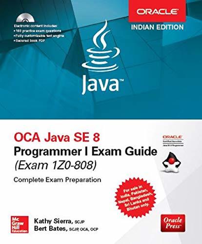 Oca Java Se 8 Programmer 1 Exam Gd.W/Cd by KATHY SIERRA AND BERT BATES ...