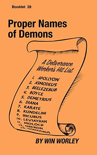 Proper Names of Demons (Booklet Book 28) by Win Worley | Goodreads