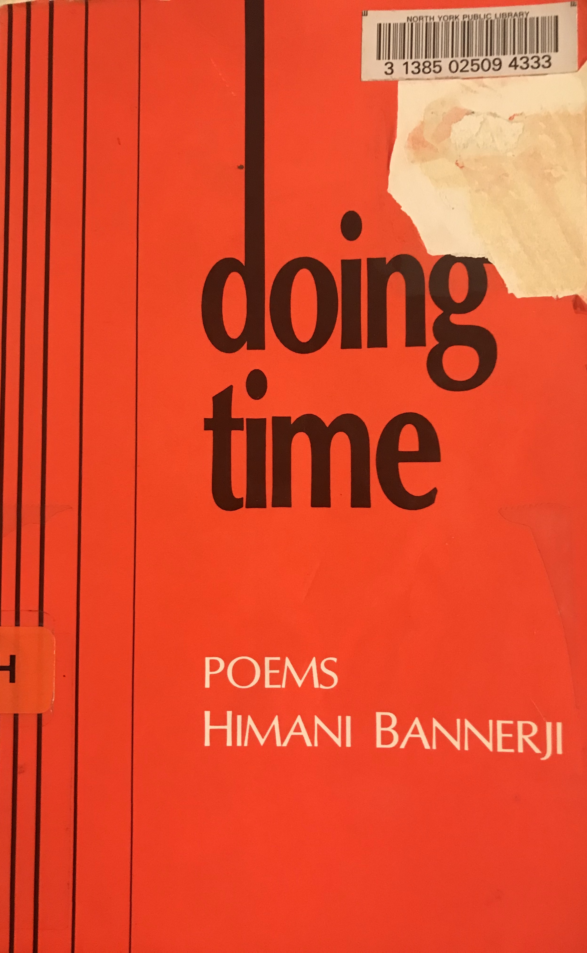 Doing Time by Himani Bannerji | Goodreads
