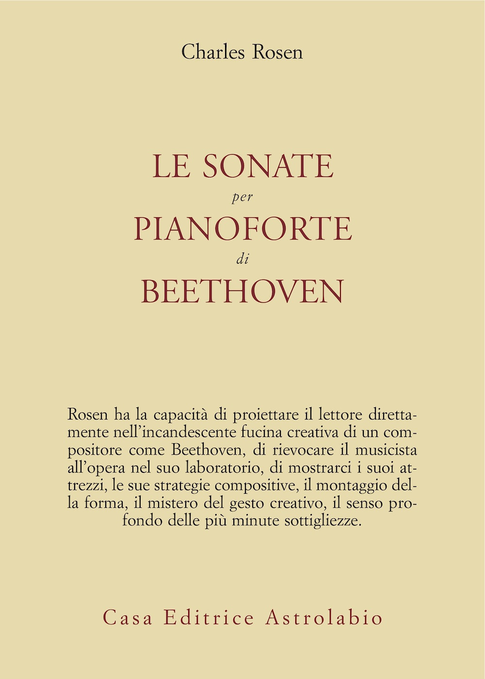 Le sonate per pianoforte di Beethoven by Charles Rosen | Goodreads