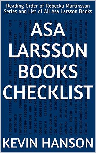Asa Larsson Books Checklist: Reading Order of Rebecka Martinsson Series ...