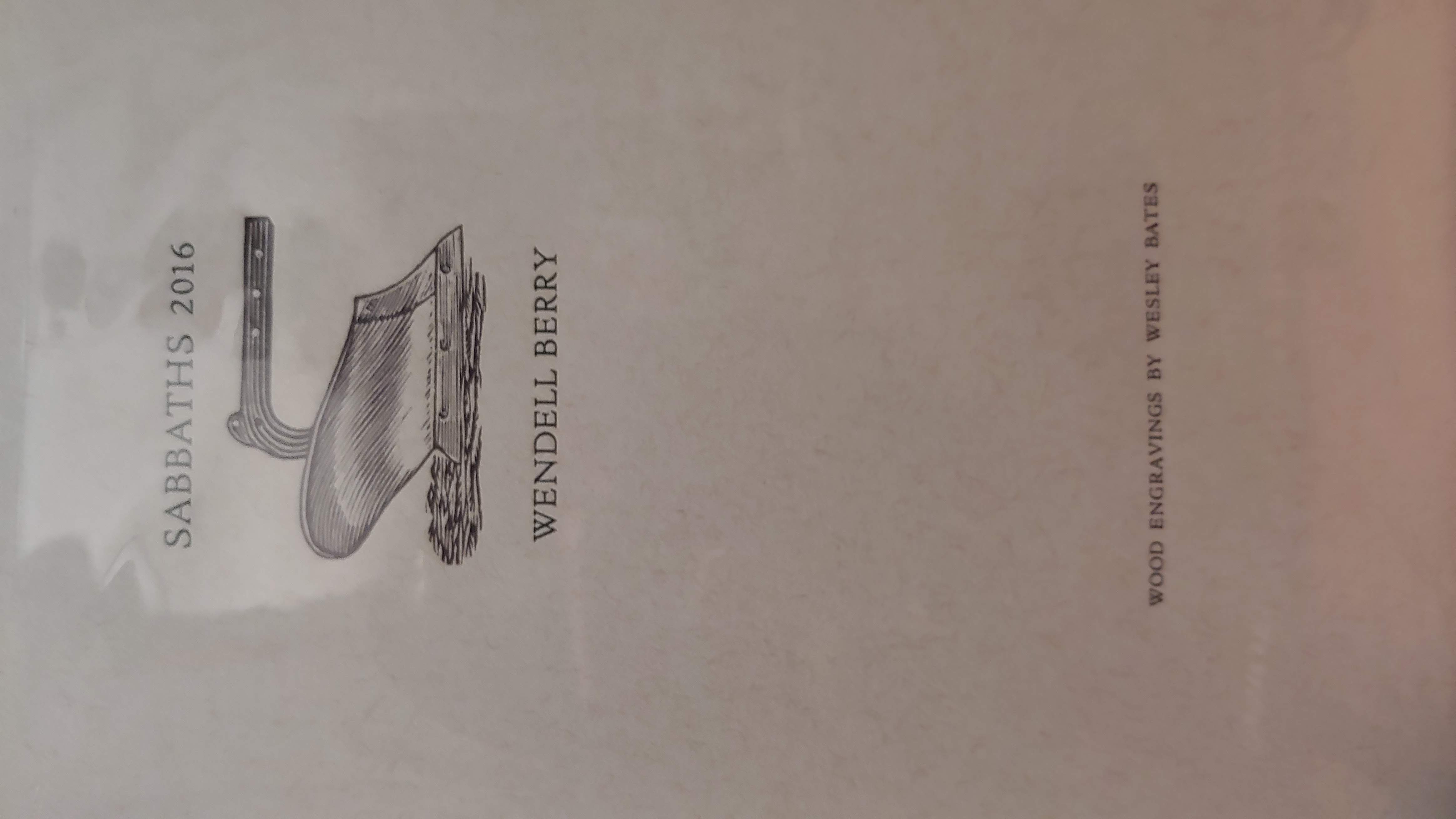 Sabbaths 2016 by Wendell Berry | Goodreads