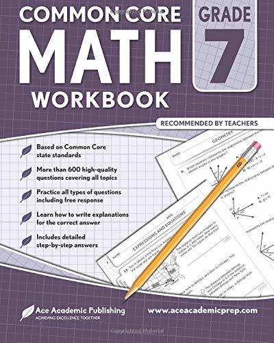 7th grade Math Workbook: CommonCore Math Workbook by Ace Academic ...
