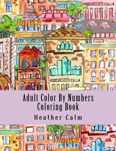 Adult Color By Numbers Coloring Book: Big Super Jumbo Color by Number ...