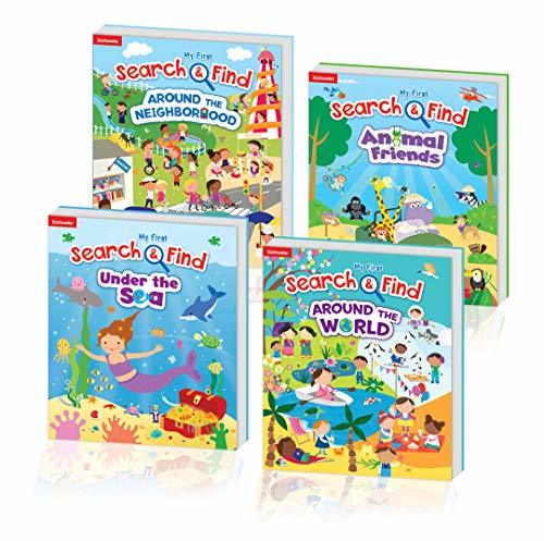 My First Search & Find® 4 Book Bundle- Animal Friends, Around the World ...