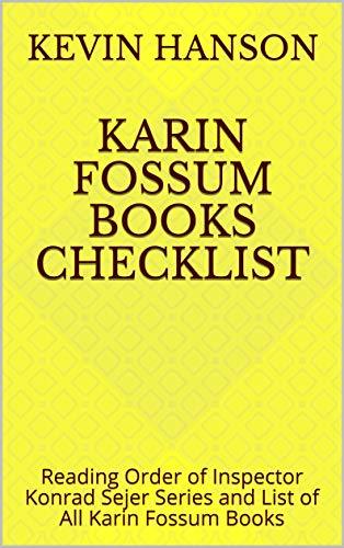 Karin Fossum Books Checklist: Reading Order of Inspector Konrad Sejer ...