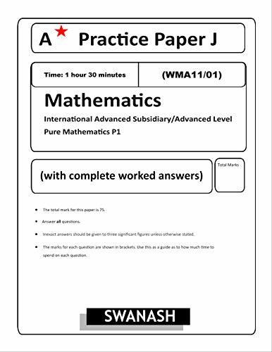 Edexcel International A Level Mathematics Pure Mathematics 1 Practice ...