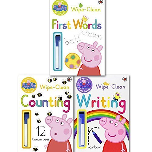 Peppa Pig: Practise With Peppa Wipe-Clean Learning 3 Books Collection ...