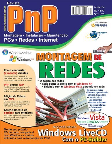 PnP Digital nº 3 - Montagem de redes, Windows Vista, LiveCD com o ...