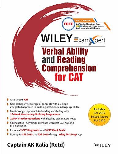 Wiley's ExamXpert Verbal Ability and Reading Comprehension for CAT ...