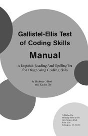 Gallistel-Ellis Test of Coding Skills-- Complete Kit by Dr. Elizabeth ...