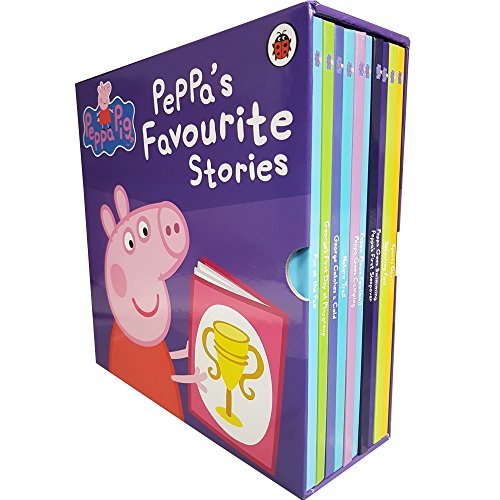 Peppa pig books set peppa's favourite stories 10 books box collection ...