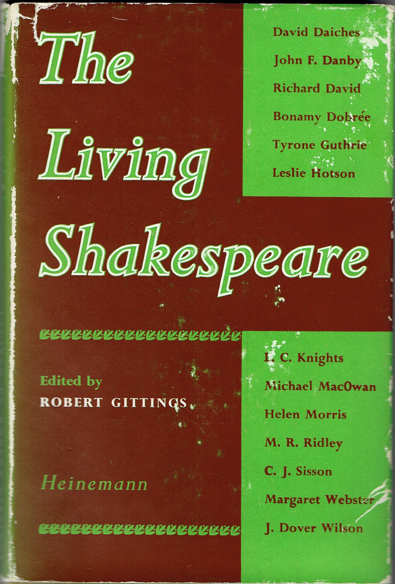 The Living Shakespeare by Robert Gittings | Goodreads
