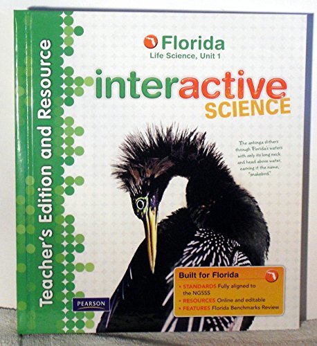 Teacher's Edition and Resource, Florida Life Science, Unit 1 by Don ...