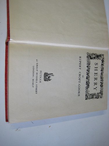 Sherry by Rupert Croft-Cooke | Goodreads