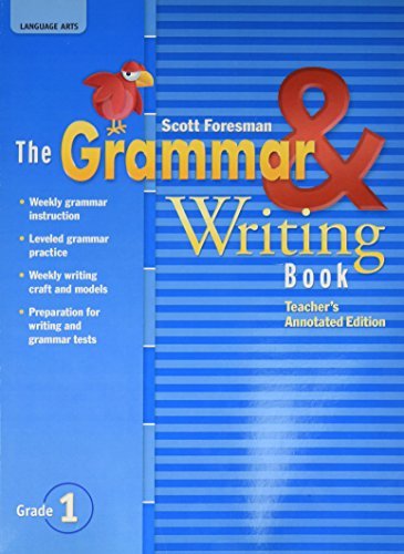 THE GRAMMAR & WRITING BOOK - Teacher's Annotated Edition - GRADE 1 by ...