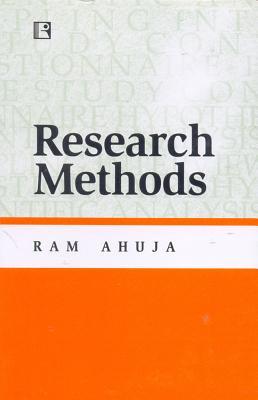 Research Methods by Ram Ahuja | Goodreads