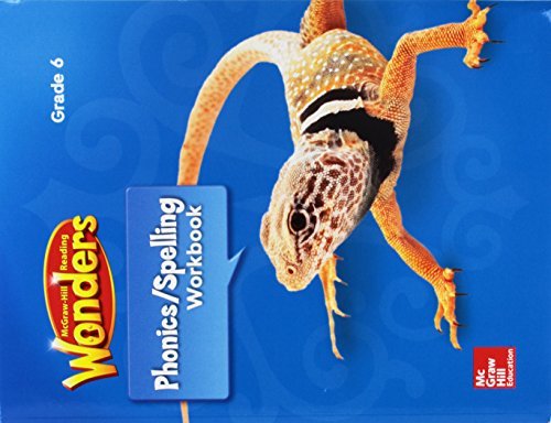 Reading Wonders Spelling & Phonics Workbook, Student Edition Grade 6 by ...