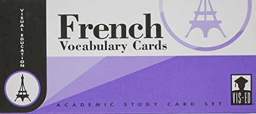 French Vocabulary Cards: Academic Study Card Set by Vis-Ed (Visual ...