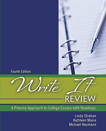 Write It Review: A Process Approach to College Essays with Readings by ...