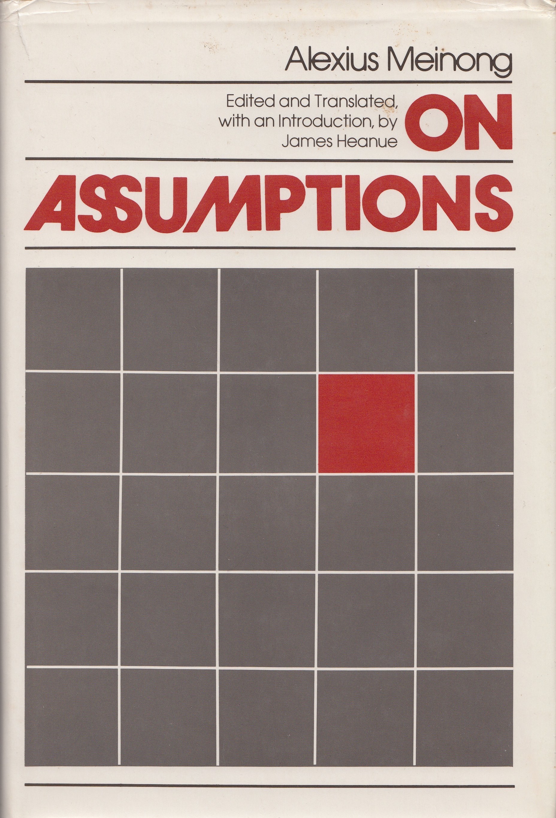 On Assumptions by Alexius Meinong | Goodreads