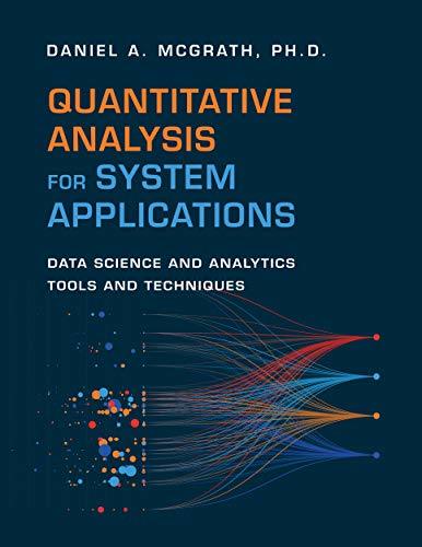 Quantitative Analysis for System Applications: Data Science and ...