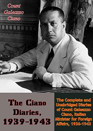 The Ciano Diaries, 1939-1943: The Complete and Unabridged Diaries of ...