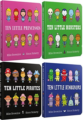 Mike Brownlow Ten Little Collection 4 Board Books Set by Mike Brownlow ...